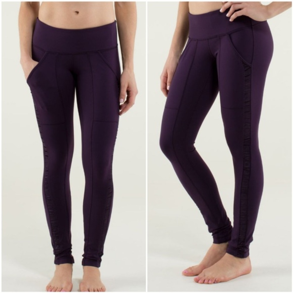 Lululemon Practice Daily Leggings - Gem